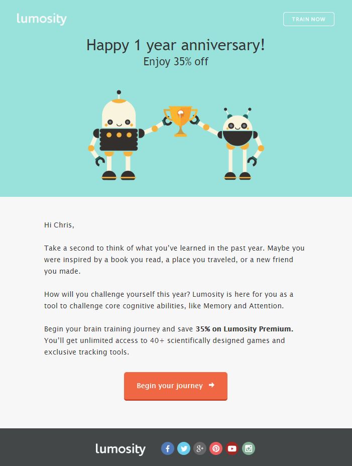 5 Examples Of Great Anniversary Emails Vision6
