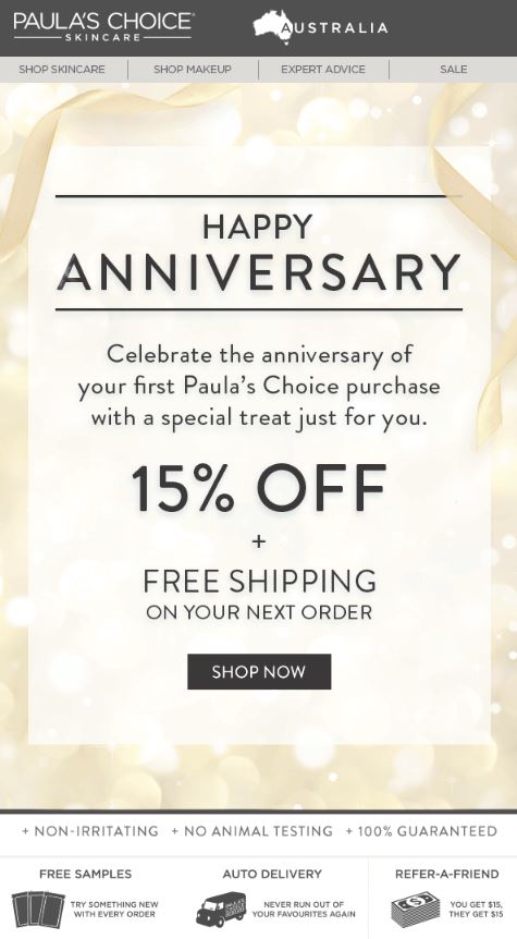 5 Examples Of Great Anniversary Emails Vision6
